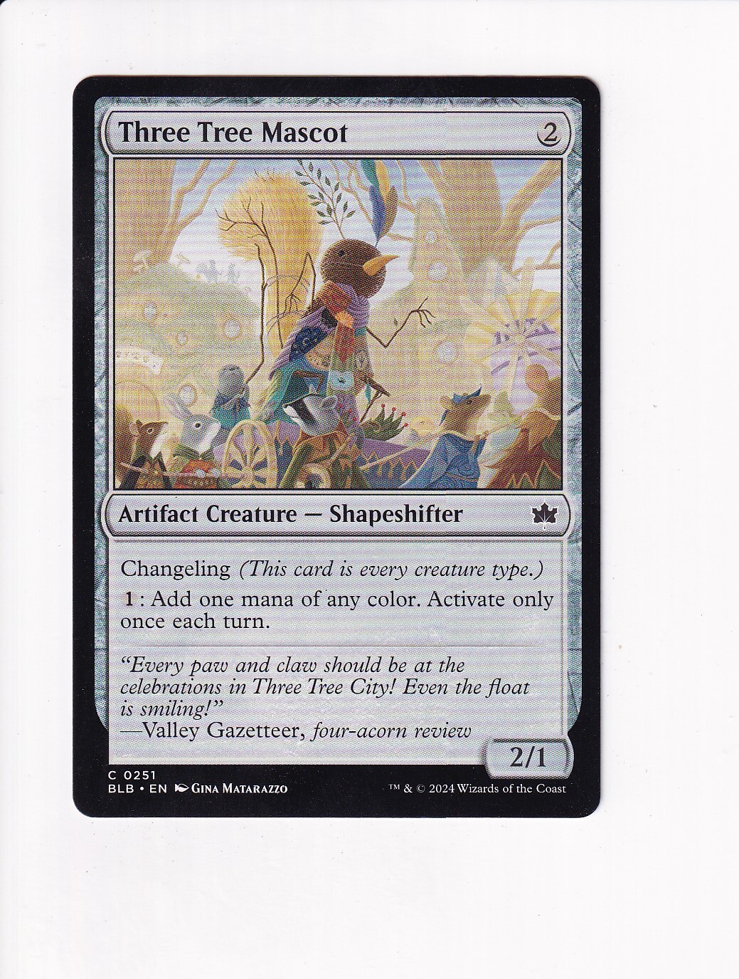 MAGIC THE GATHERING MTG BLOOMBURROW THREE TREE MASCOT (#2) | eBay