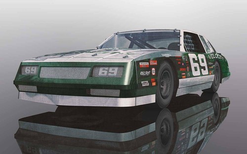 Scalextric C3947 Chevrolet Monte Carlo 1986 No.69 Green 1/32 Slot Car ...