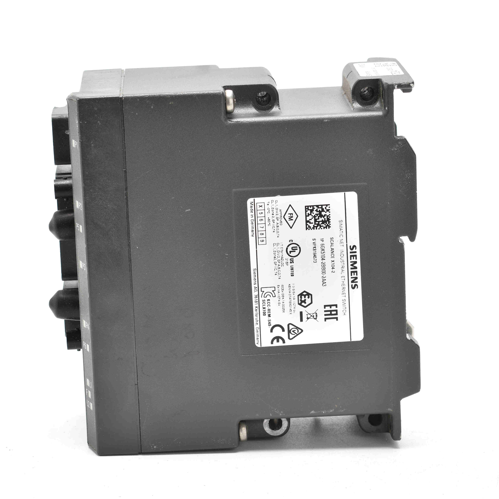 Siemens SCALANCE X104-2 6GK5104-2BB00-2AA3 6GK5 104-2BB00-2AA3 -used ...