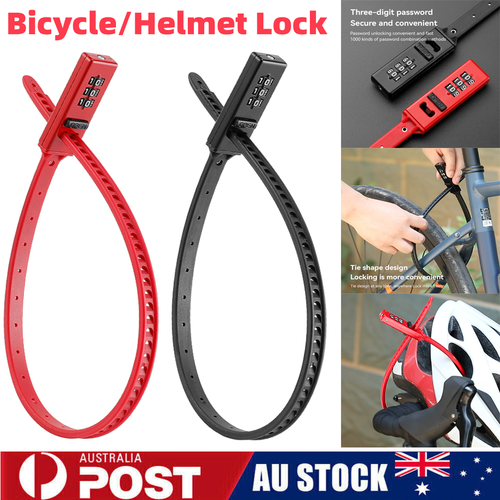 Bicycle Password Lock Stainless Steel Cable Tie Anti-theft Bike Lock ...