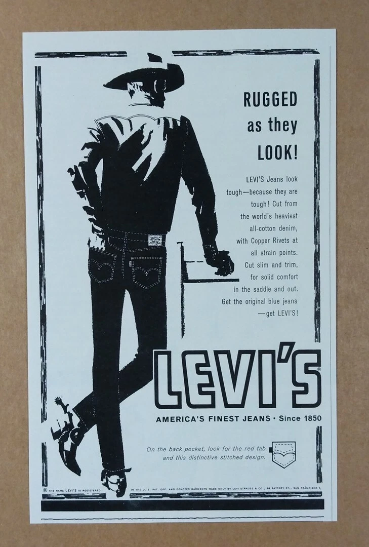Vintage Levis Ad