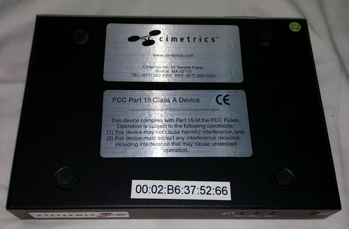 Cimetrics BACnet Broadcast Management Device BBMD (B3060) | eBay