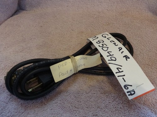 5 PIN Glenair PLUG # M85049/ 41-6A 120V QUALITY CORD LL7874 C 18-3 SV ...