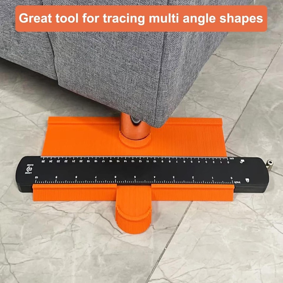 6"/10" Super Gauge Shape and Outline Tool, Contour Gauge Profile Tool ...