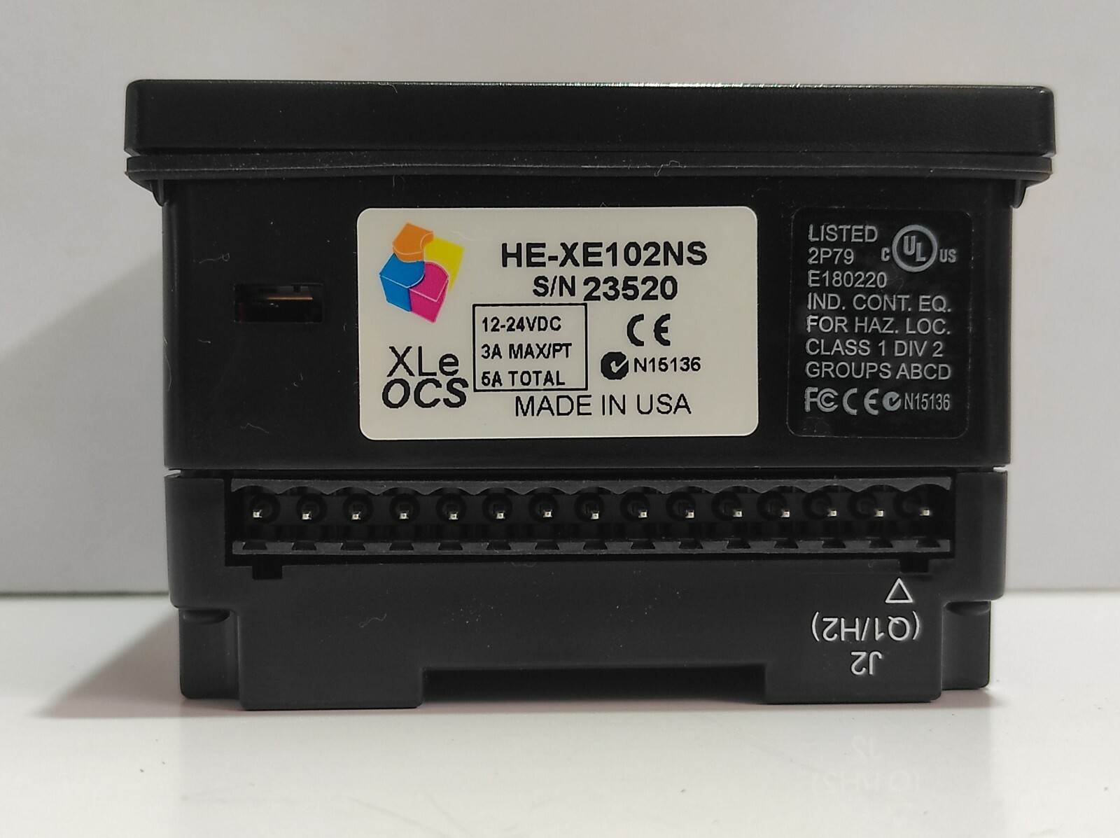 XLe OCS HE-XE102NS 12-24VDC 3A Max/PT 6A Total Control XLE Graphical ...