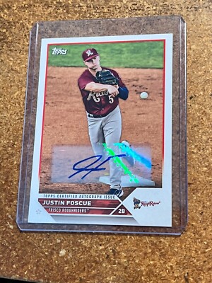 2023 Topps Pro Debut Baseball # PD-147 Justin Foscue Autograph | eBay