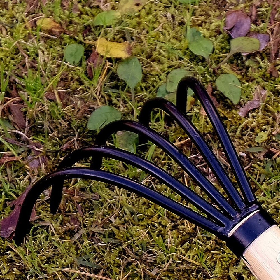 Hand Cultivator Garden Tool 10" Handheld Rake For Weeding Digging ...