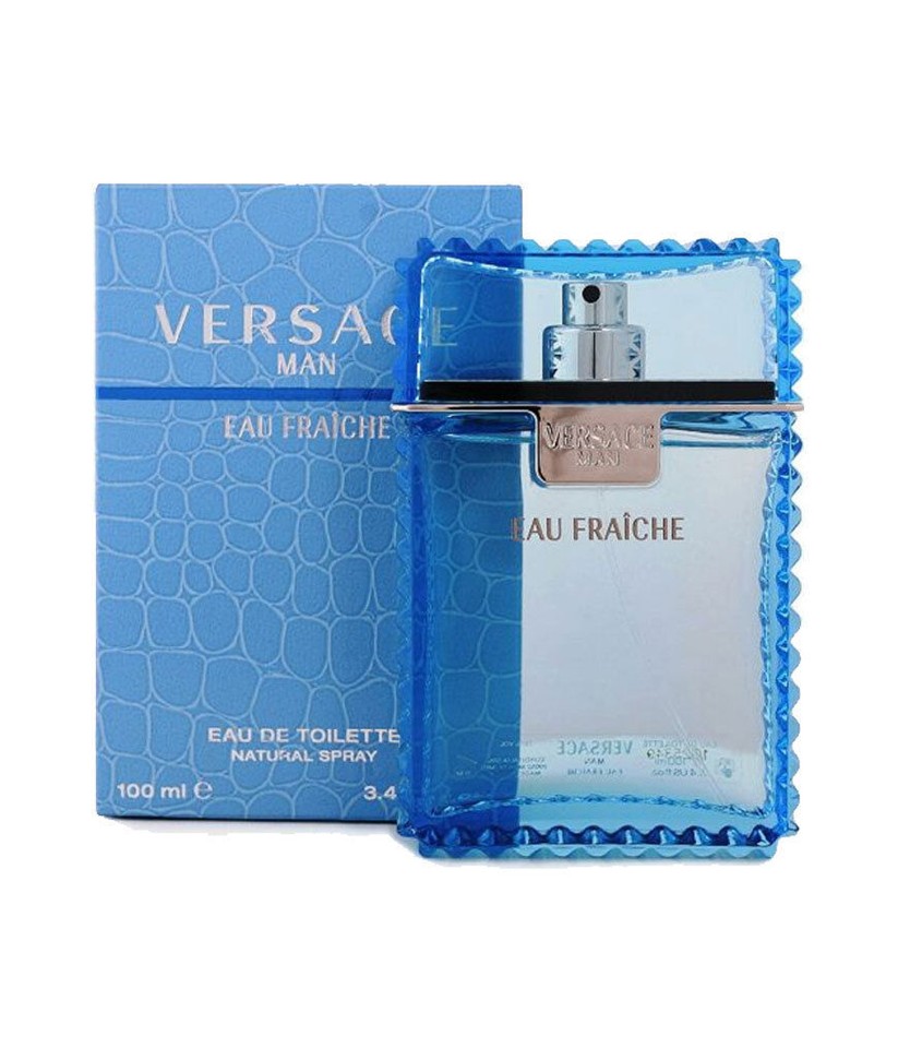 Versace Man Cologne By Versace Eau Fraiche EDT Spray Blue 3.4oz/100ml ...