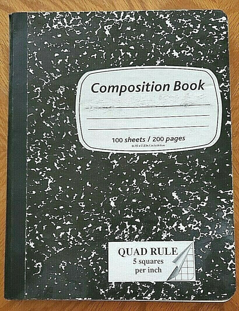 Pacon Marble Hard Cover Quad Rule Composition Book Mmk37103 Pacmmk37103 ...