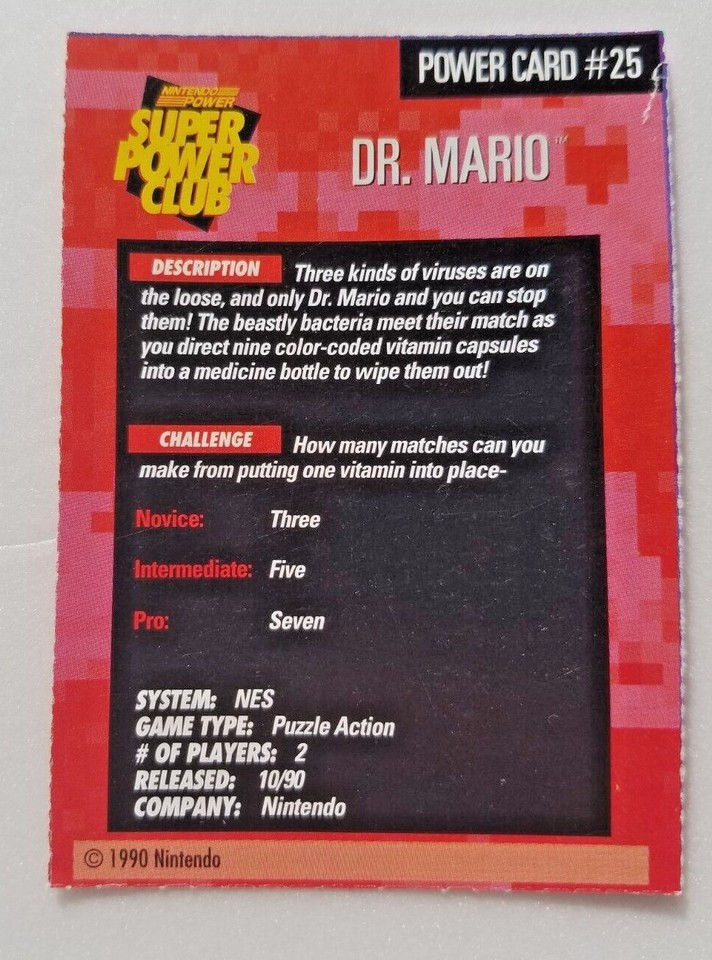 Nintendo Power - Super Power Club Cards - You Pick *UPDATED Feb 2026 ...