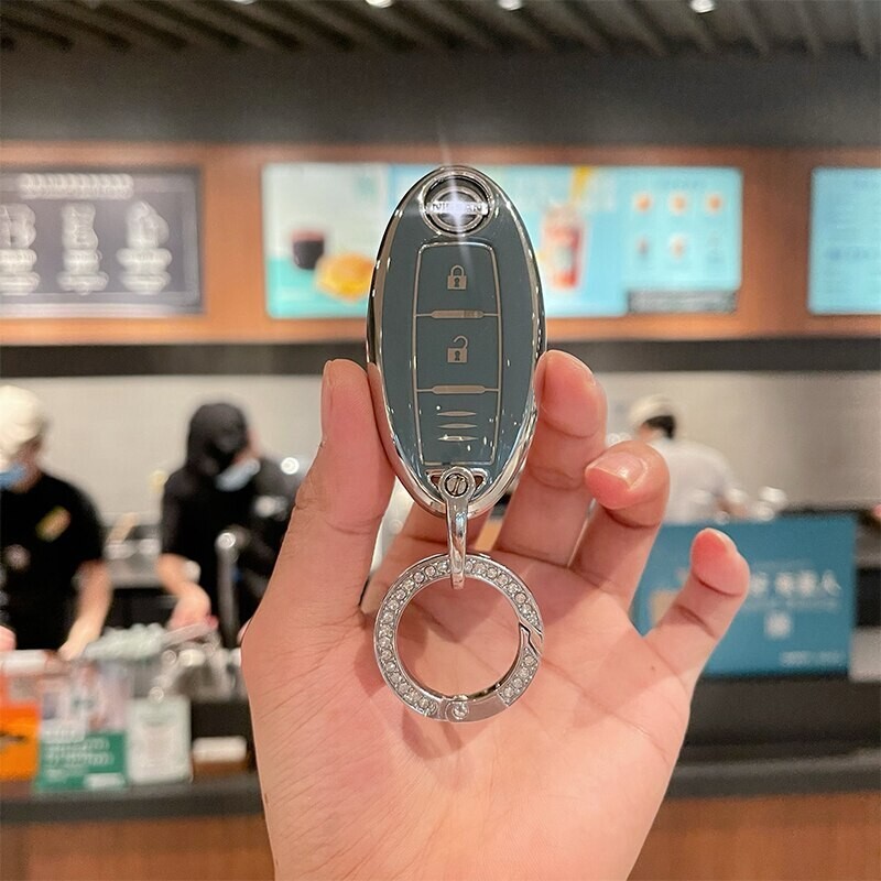 TPU COVER FOR NISSAN XTRAIL QASHQAI NAVARA CUBE LEAF SMART KEY 2016 ...