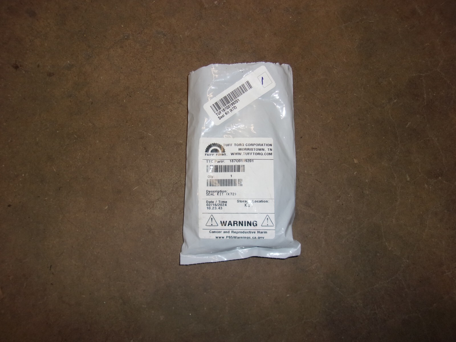 OEM GENUINE NEW TUFF TORQ SEAL KIT(K72) MISSING 2 0-RINGS 187Q0199201 ...