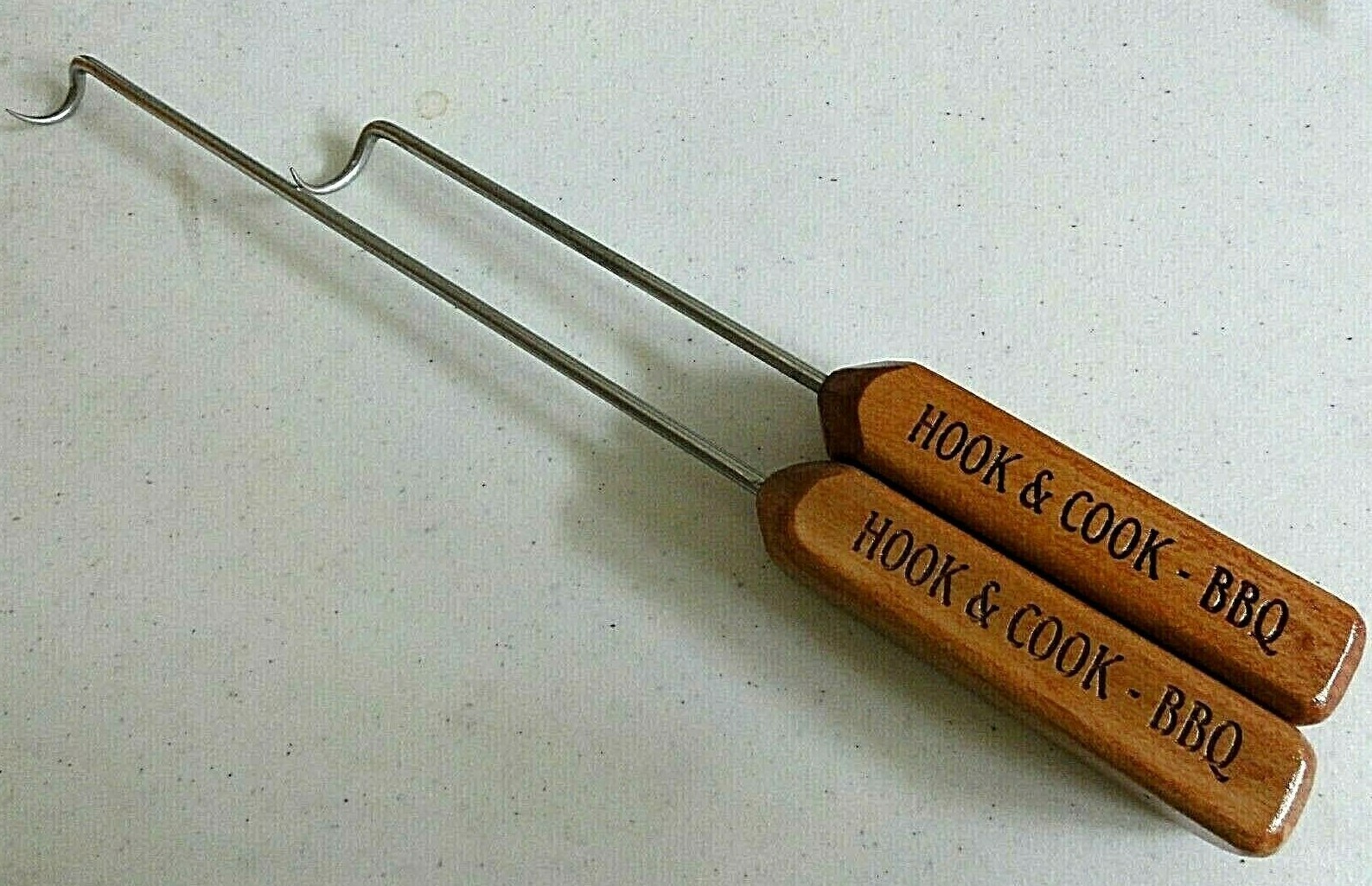 2 NEW HOOK & COOK BBQ Kitchen-Grill Tools Meat Turner CLOSE-OUT Black ...