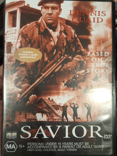 SAVIOR RARE DELETED DVD DENNIS QUAID BOSNIA TERRORIST WAR SOLDIER ...