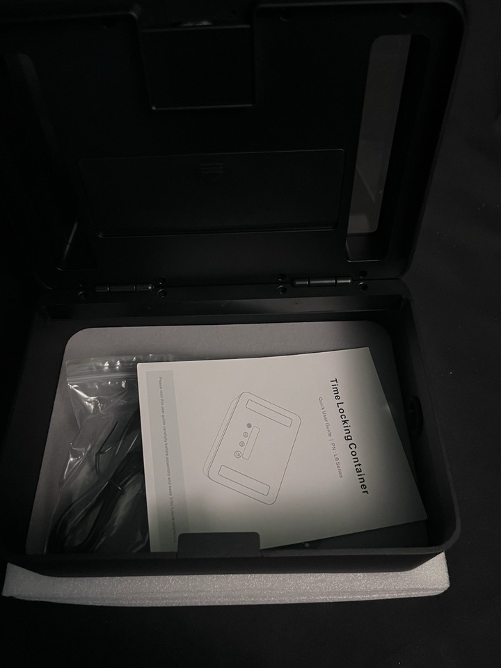 Vaydeer Metal Time Lock Box, Phone Lock Box with Timer, Timed Locking ...