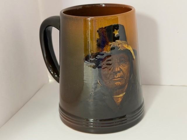 Rookwood pottery Native American Indian portrait. Artist- Bruce ...