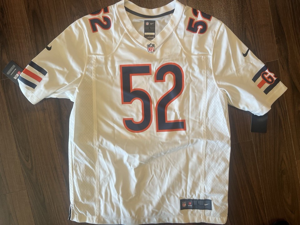 CHICAGO BEARS KHALIL MACK AUTOGRAPHED NIKE JERSEY SIZE L FANATICS COA ...
