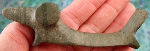 Super Fine 4 5/8 inch Ohio Banded Quartz Popeyed Birdstone with COA ...