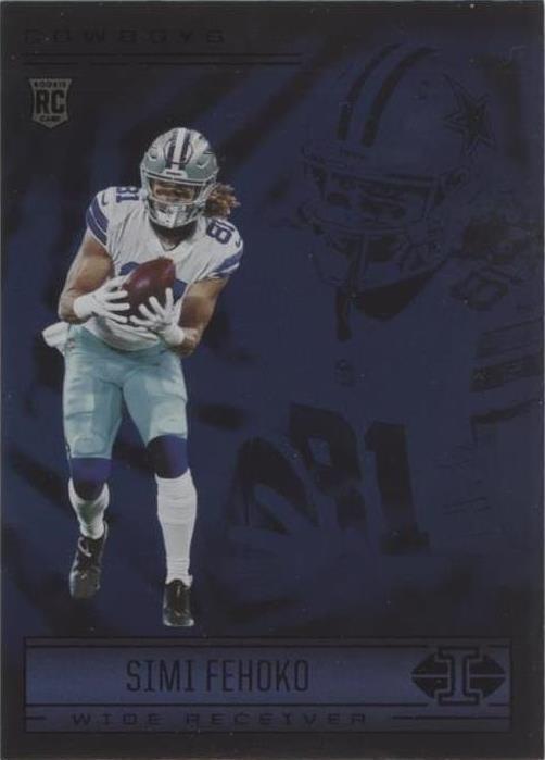 2021 Panini Illusions - Simi Fehoko #100 Trophy Collection Sapphire (RC ...