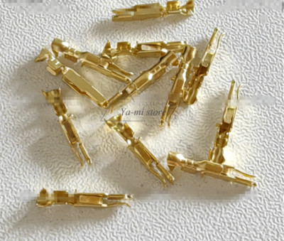 100x 609021031300339 609021 Series Plug Gold Plated Crimp Terminal Pin ...