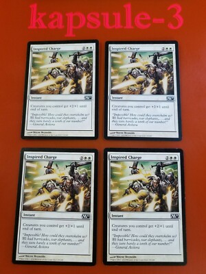 4x Inspired Charge | M11 Magic 2011 | MTG Magic Cards | eBay