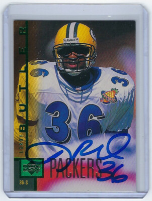 1998 PACKERS LeRoy Butler signed card Upper Deck #11 AUTO Autographed ...