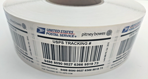 ROLL 2000 USPS Label 888 400 Tracking Number Barcode Stickers Package ...