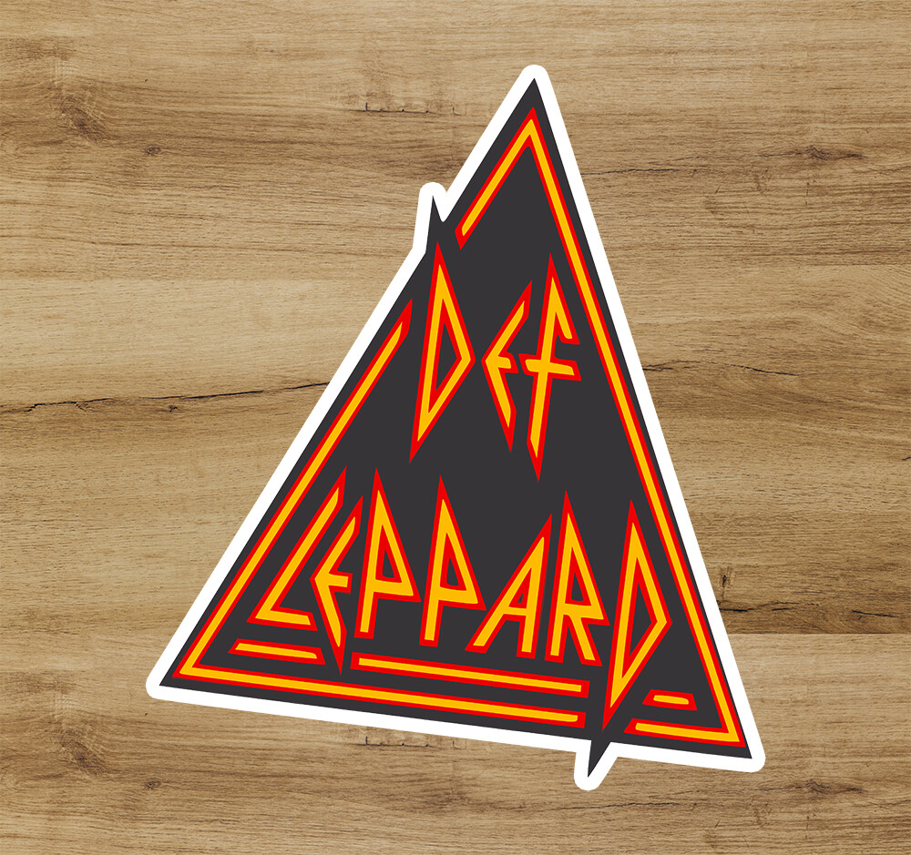 Def Leppard 3" Premium Quality Vinyl Decal Sticker Heavy Metal Rock Joe ...
