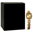 MSHLLG Loulou - Gold Stainless Steel Bracelet Watch by Manoush for ...