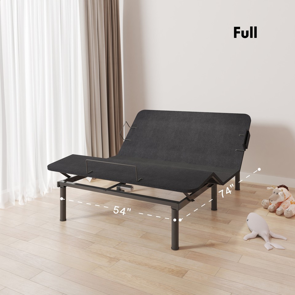 FLEXISPOT Zero Gravity Electric Adjustable Bed Frame, Zero Clearance ...