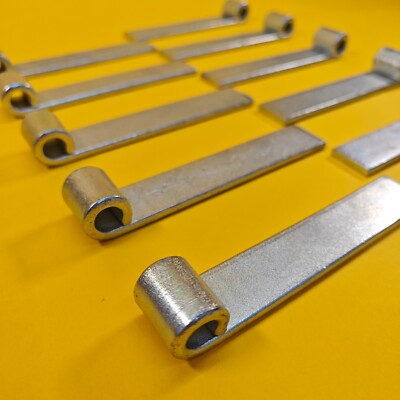 10x Trailer Straight Hinge Weld on Zinc Plated Tailgate Truck Tipper ...