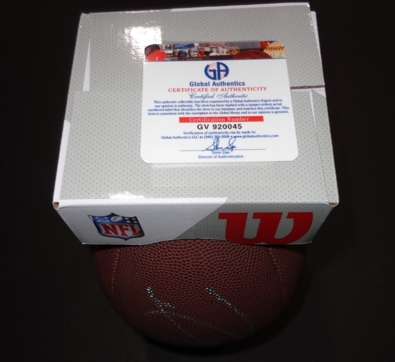 Ray Lewis / Autographed Wilson Brand Full Size Football / COA | eBay