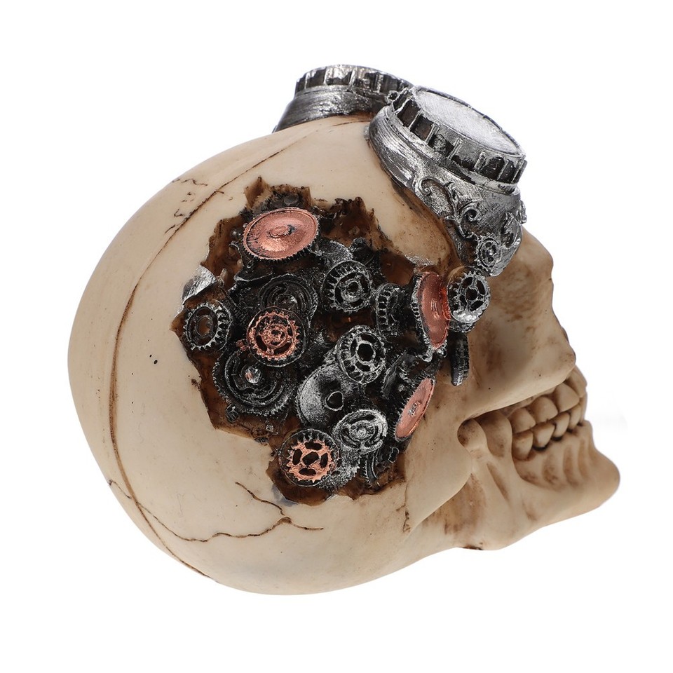 1pc Halloween Skull Head Adornment Scary Skull Head Model Haunted House ...