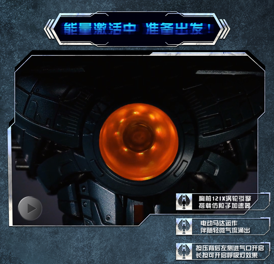 GONG Pacific Rim Alloy Action Figure Gipsy Danger Model Toy New ...