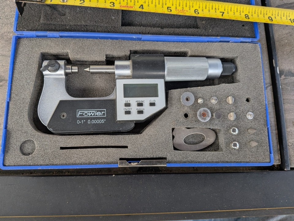 Micrometer 0-1" Range Fowler Electronic DISC Used | eBay