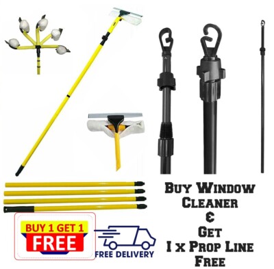 Window Cleaning Washing Kit Equipment with Prop Line Washing line ...