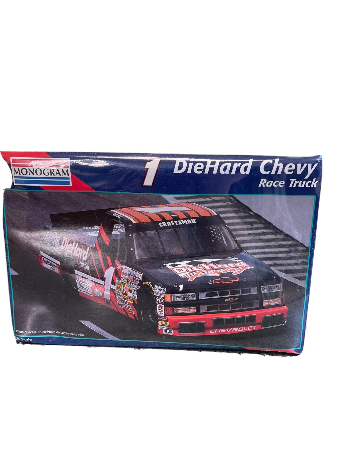 Monogram DIEHARD CHEVY RACE TRUCK - 1/24 Model Car - Mike Chase - NEW ...