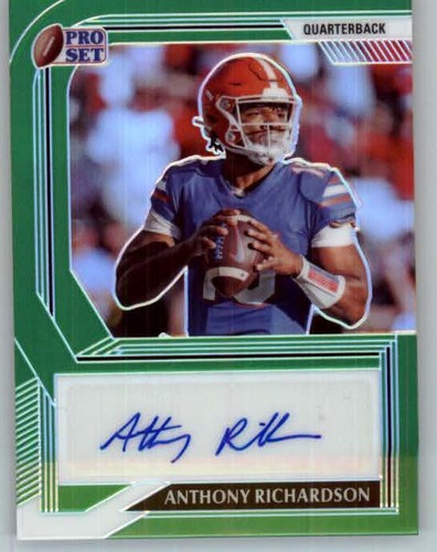 2022 Pro Set Metal Autograph PA-AR1 Anthony Richardson RC Rookie AUTO ...