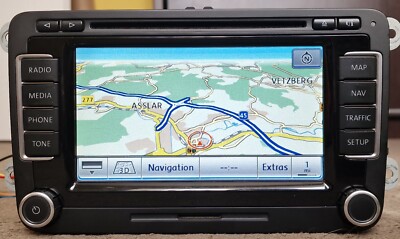 VW RNS 510 RADIO CD MP3 DVD NAVIGATION SAT NAV 1T0035680B | eBay UK