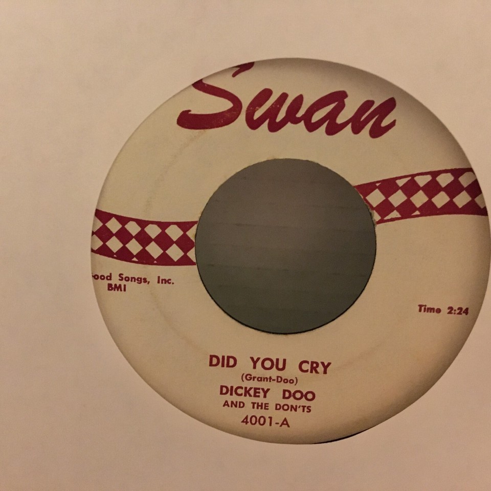 DICKEY DOO & THE DON,TS 45 SINGLE, CLICK CLACK / DID YOU CRY | eBay