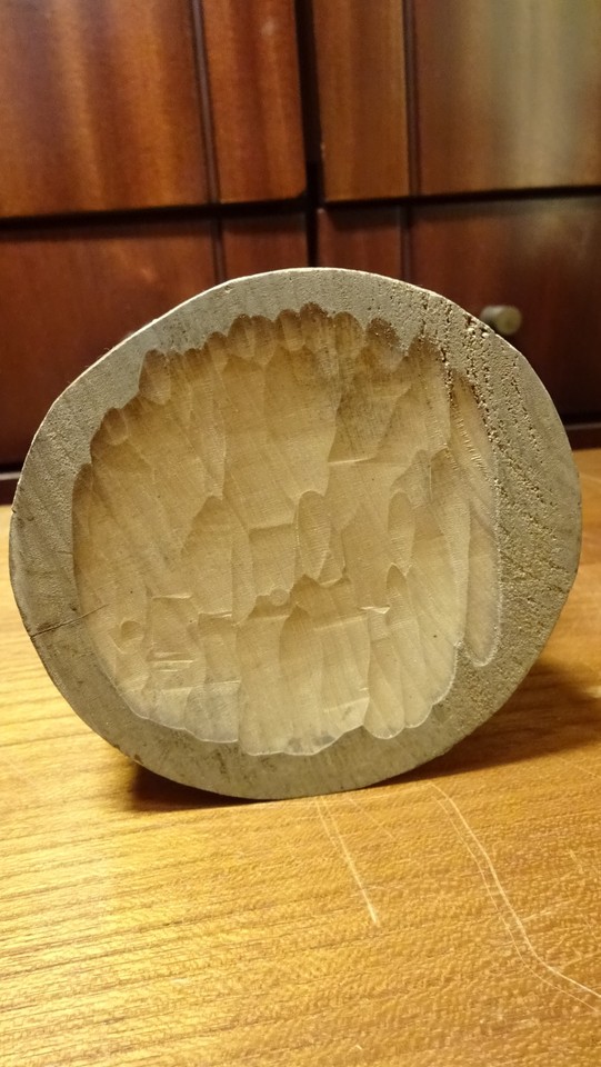 ANTIQUE 13" HAND CARVED WOOD MONK FRIAR BROTHER CONRAD STATUE FIGURE ...