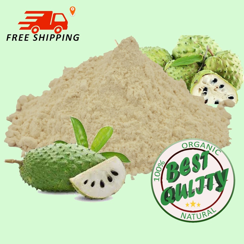 Soursop Graviola Dried Organic Powder Fruit Guanabana Annona powder ...