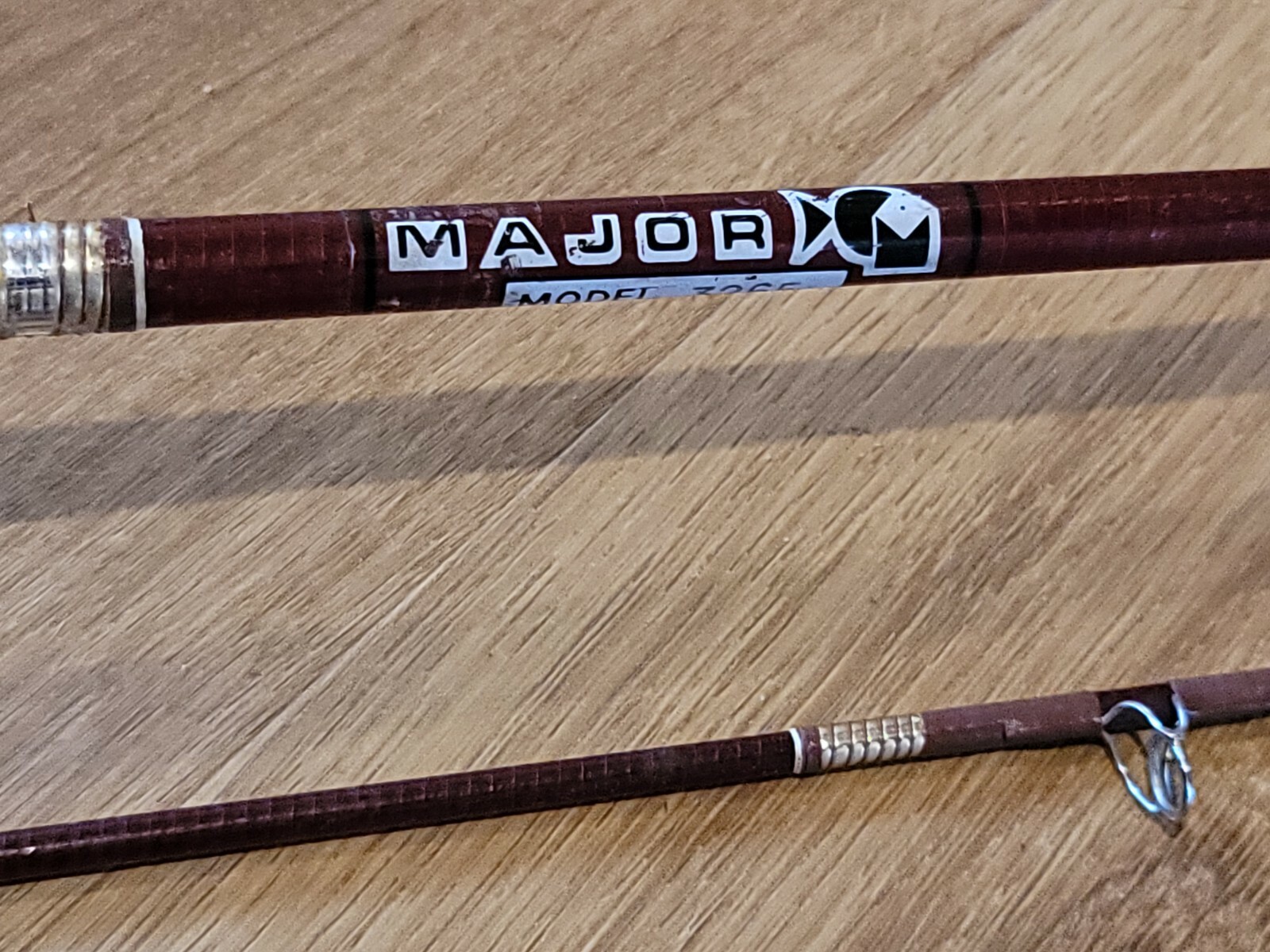 Vintage MAJOR Fishing Rod 6 1/2' Medium 2 Piece Casting Rod Model 3265 ...