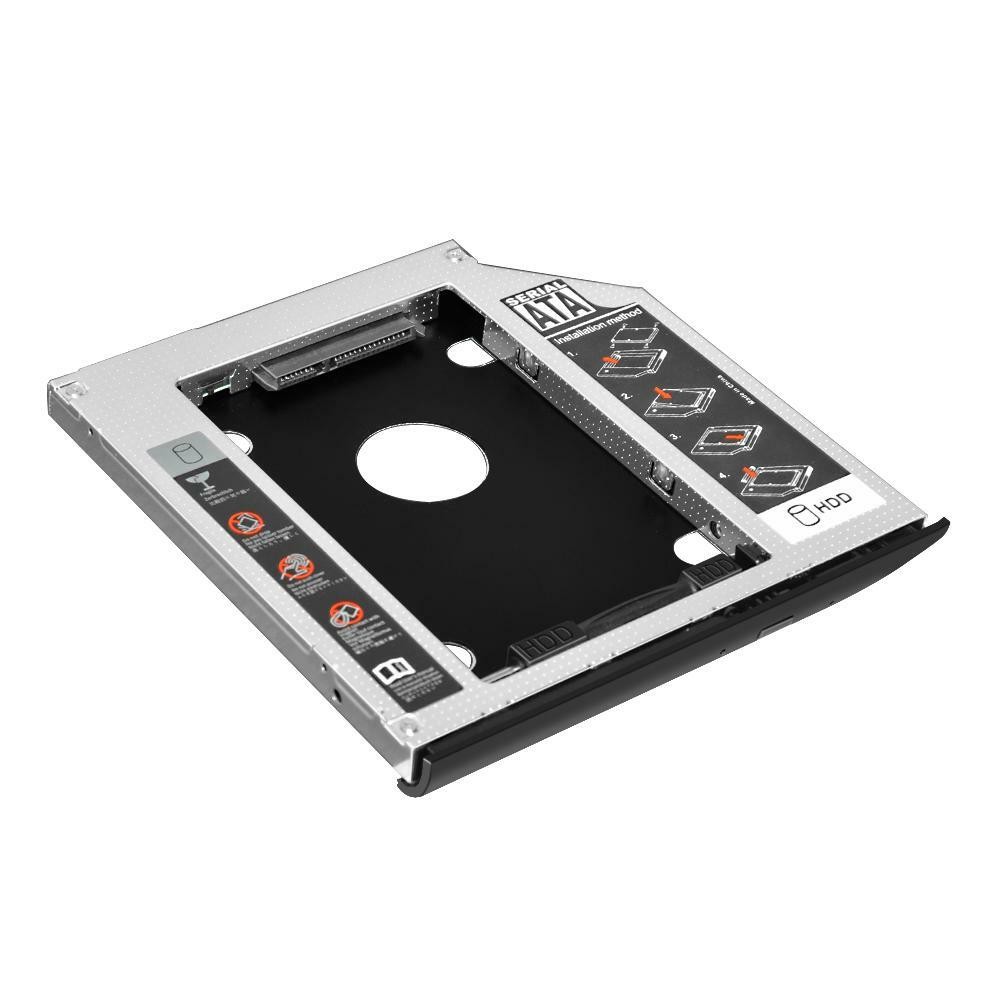2nd HDD SSD hard drive caddy For HP EliteBook 2530p 2540p with bezel | eBay