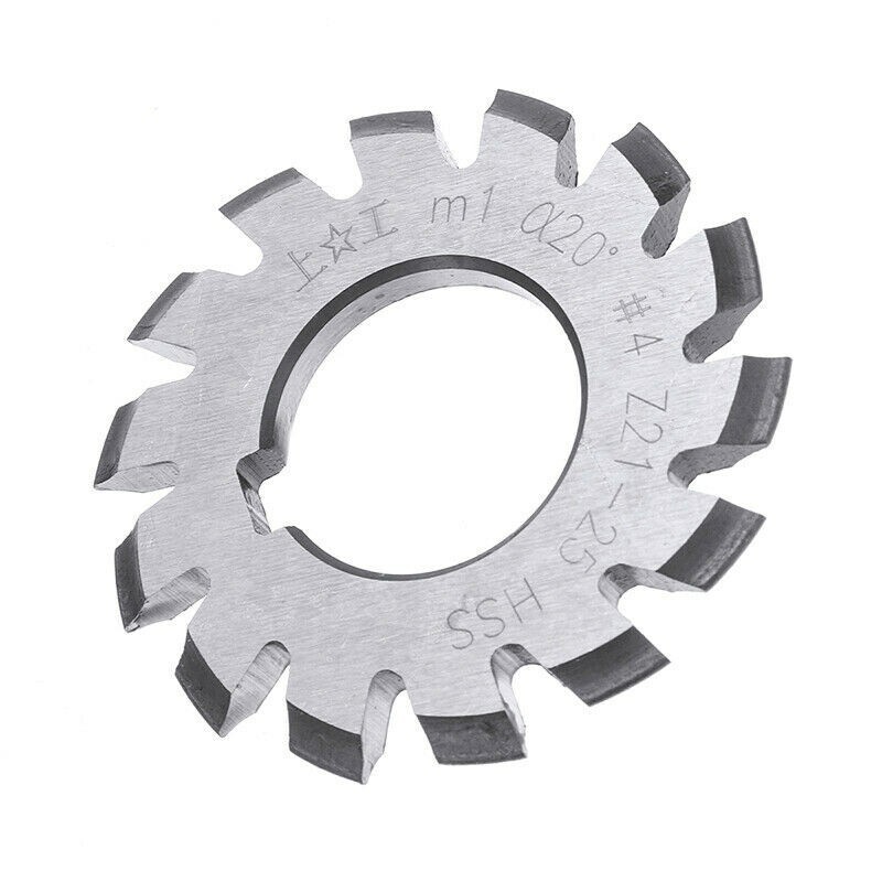 1Set 8pcs HSS M1 Diameter 22mm PA20° 20 Degree #1-8 Involute Gear ...