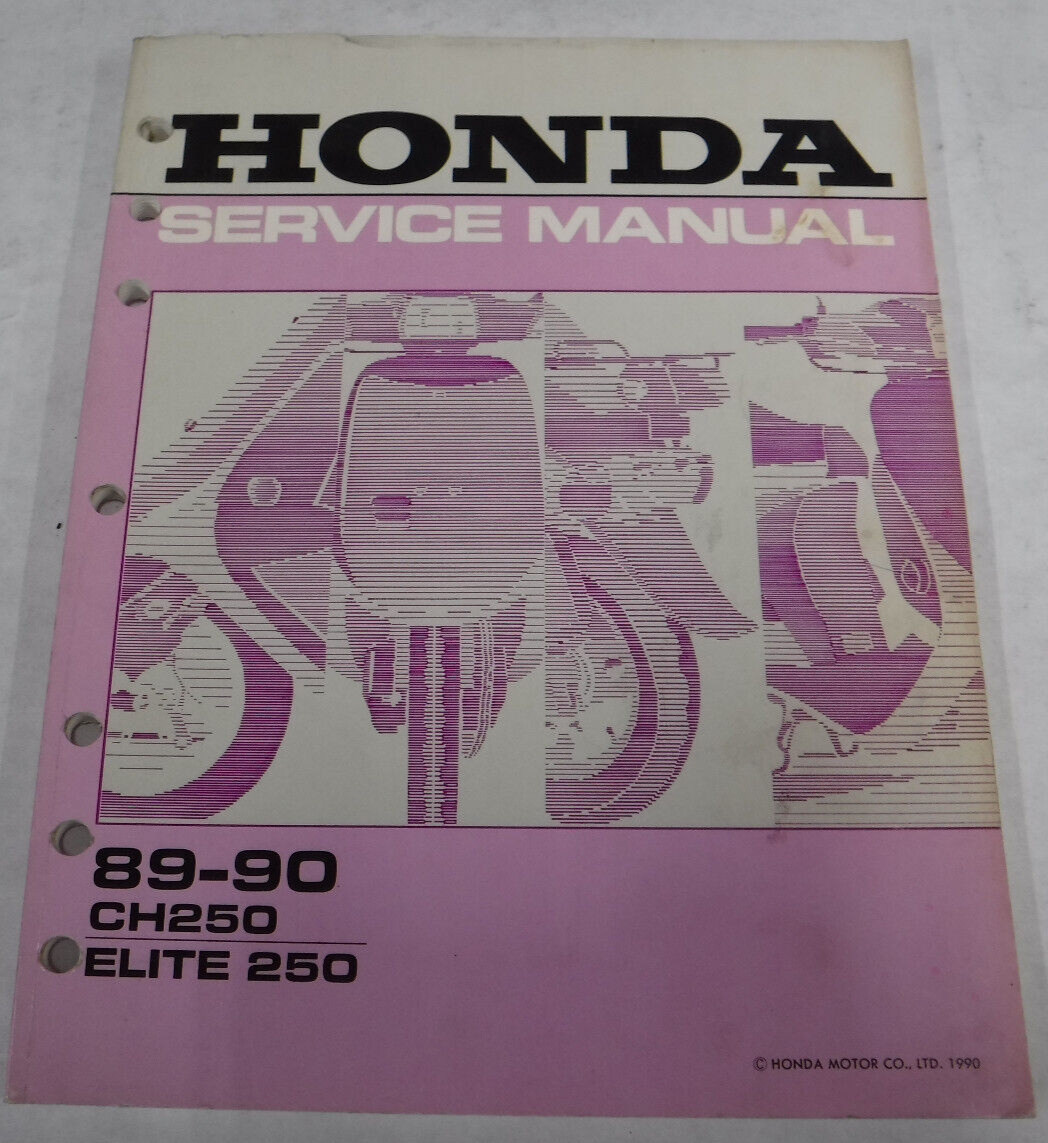 OEM 1989 89 1990 90 CH250 ELITE CH 250 SHOP SERVICE REPAIR MANUAL O583 ...