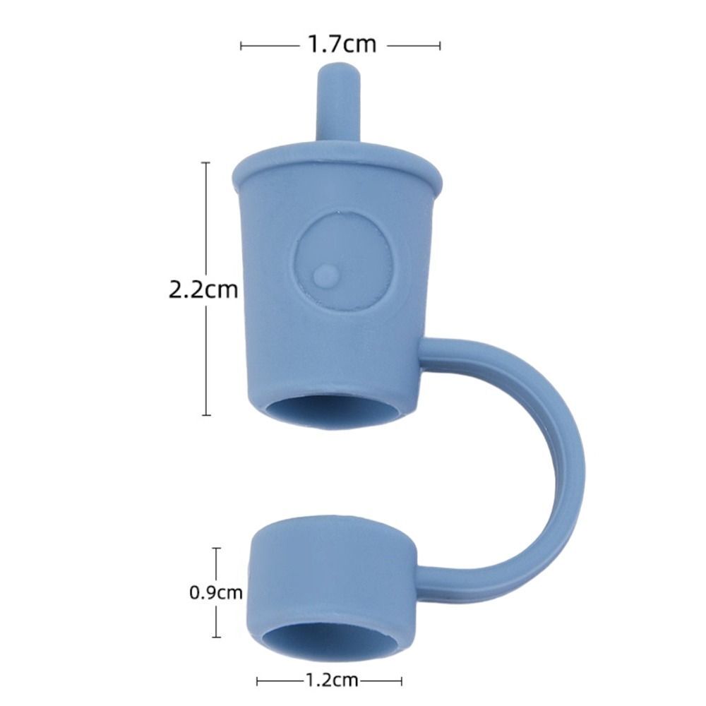 Splash Proof Silicone Straw Plug Airtight Plugs Tips Cover Cup ...