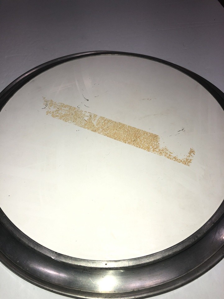 Vintage Hand Painted Stieff Pewter & Fiberglass Bar Tray~Signed GG ...