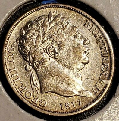1817 GREAT BRITAIN 6 PENCE ABOUT UNCIRCULATED .925 SILVER - KM#:665 | eBay