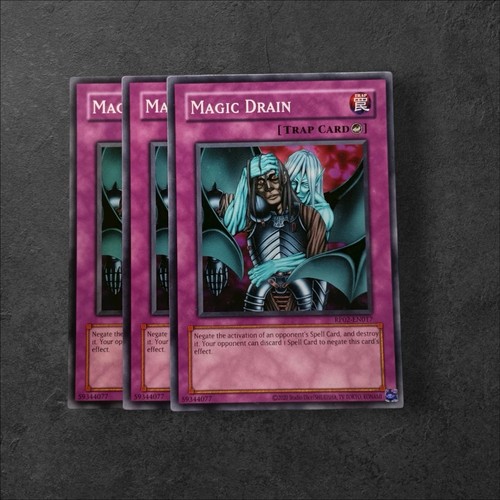 3x Magic Drain - RP02-EN017 - Common - Unlimited Edition - NM Yugioh | eBay